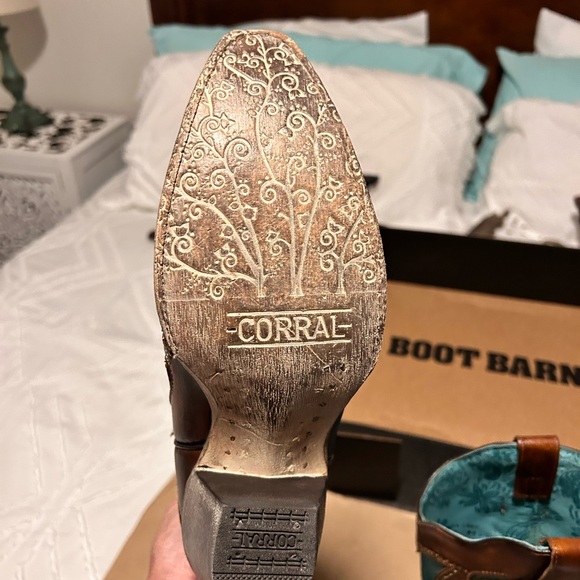 Corral | Shoes | Brand New Corral Boots Turquoise Inlay | Poshmark